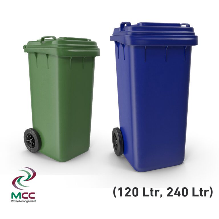 Plastic Trash Bins | 120 LTR and 240 LTR | Qatar MCC